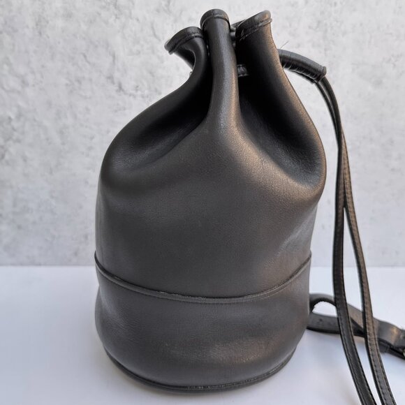 Coach | Bags | Rare Coach Vintage 9s Bixby Sling Black Leather Bag ...